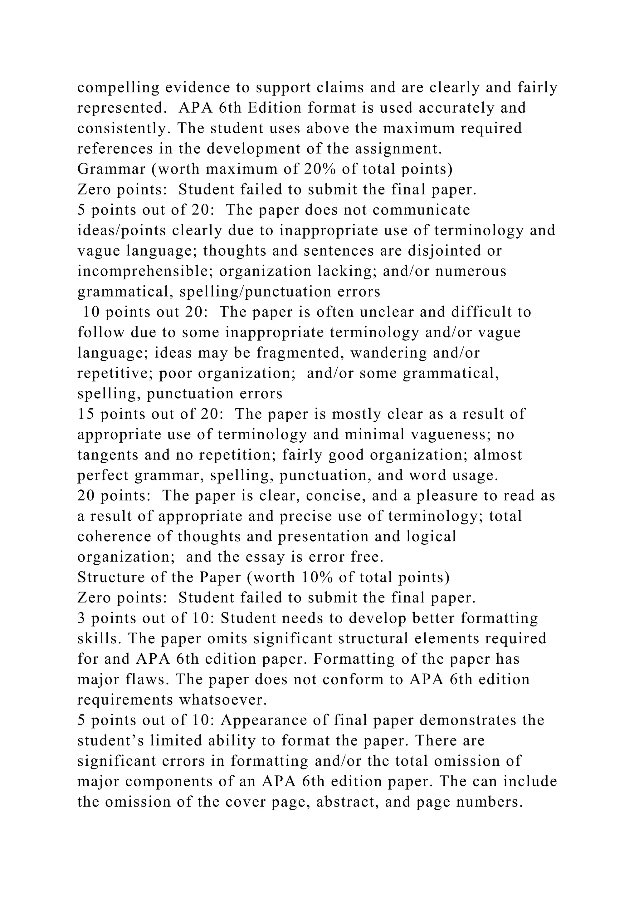 Criminal Justice Formal Written Paper RubricQuality of Respons.docx