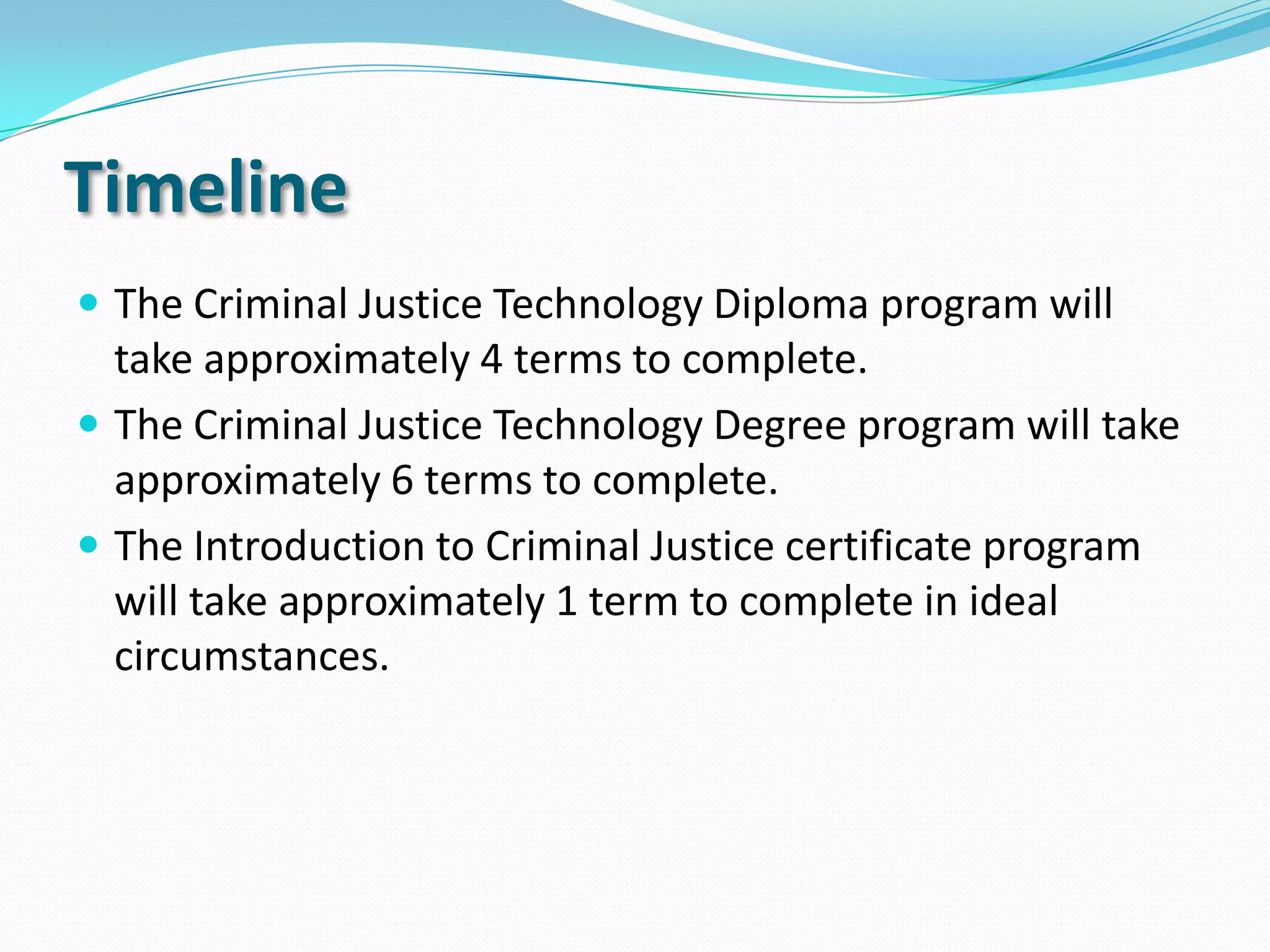Criminal Justice Technology power point | PPTX
