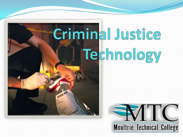 Criminal Justice Technology power point | PPTX | Crime & Harmful Acts ...