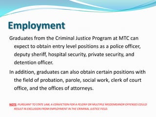 Criminal Justice Technology power point | PPTX