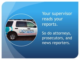 Criminal Justice Report Writing | PPTX
