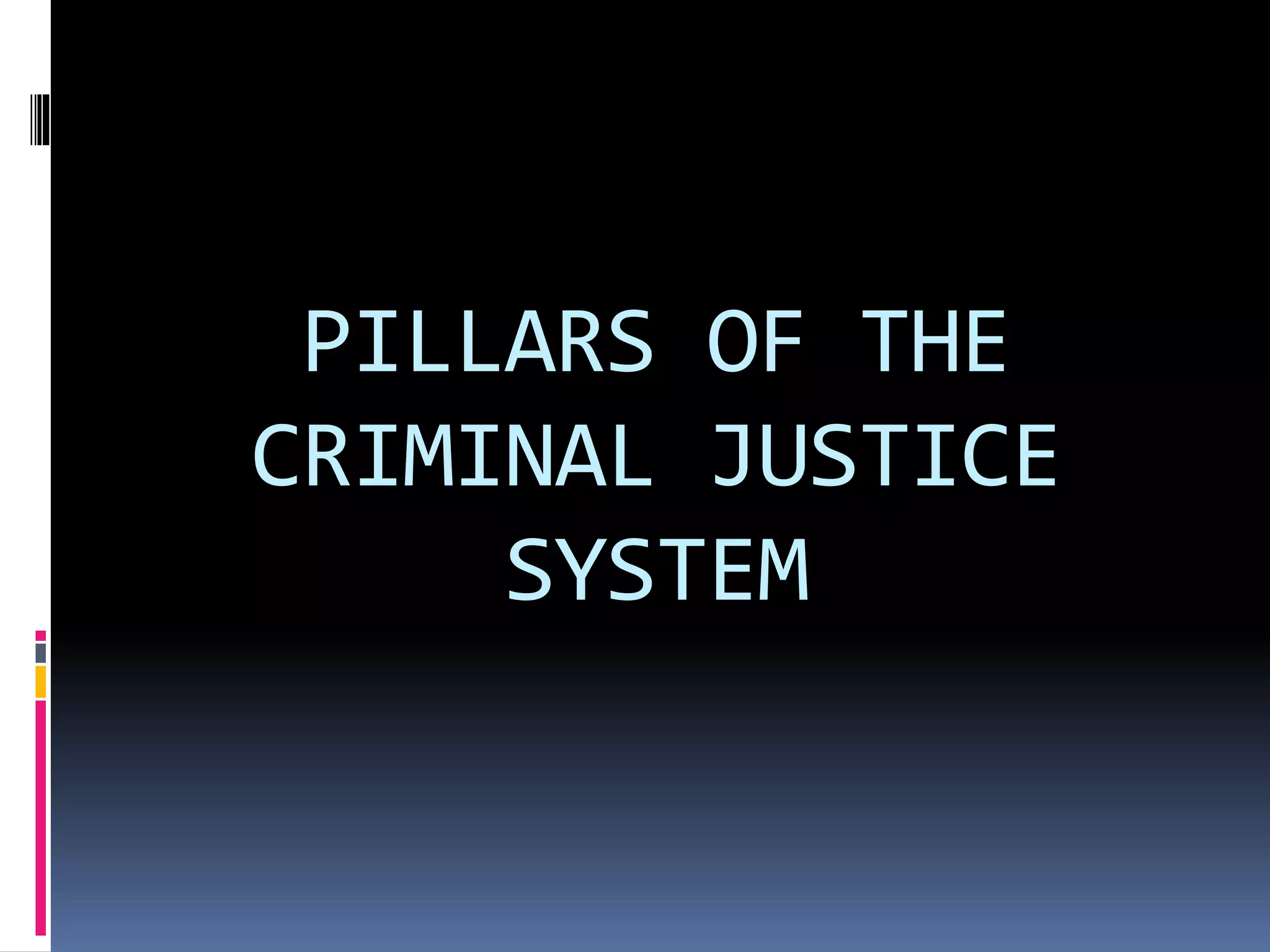 Criminal justice system sk | PPTX
