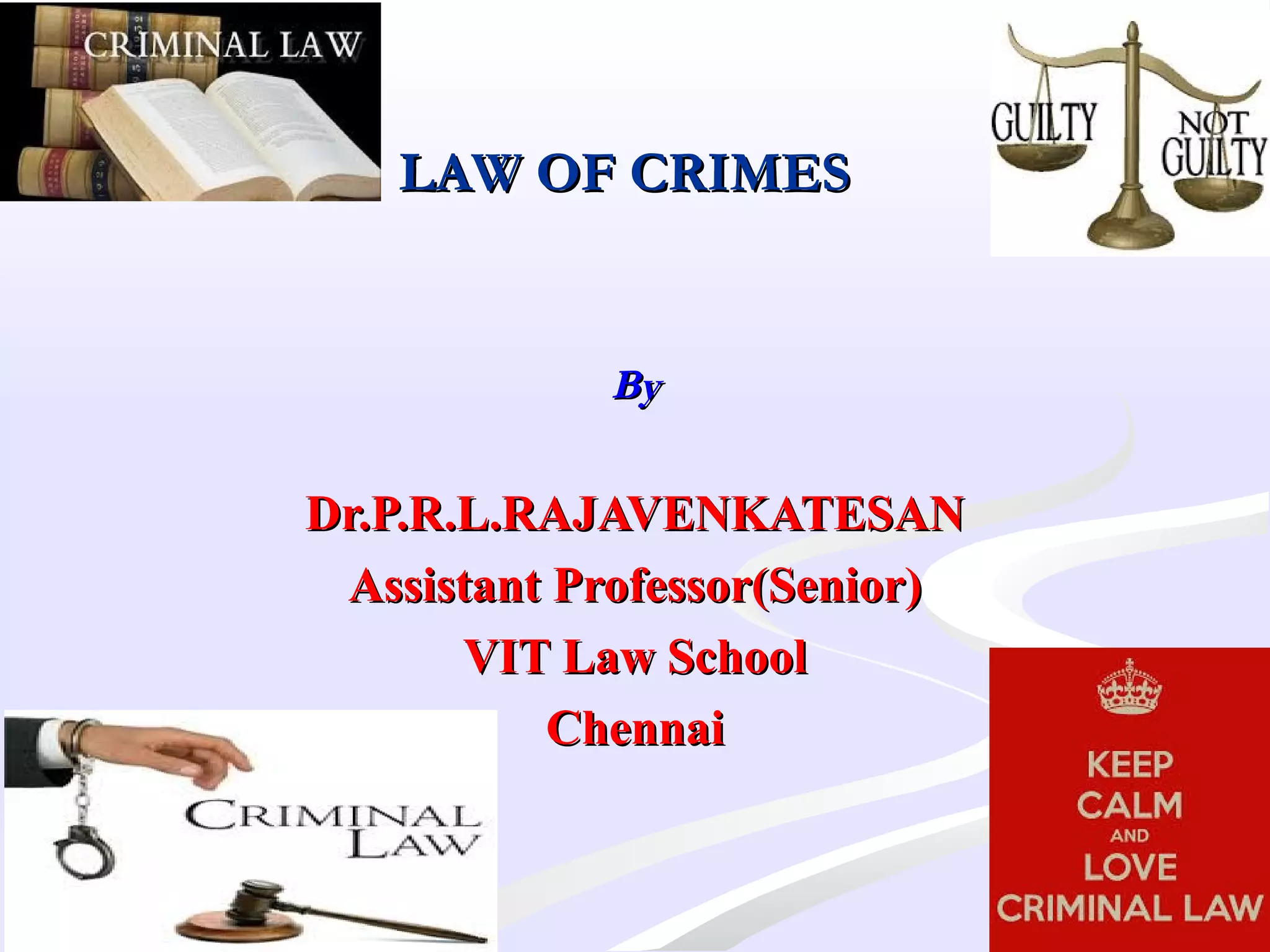 Criminal law.power point.... | PPT