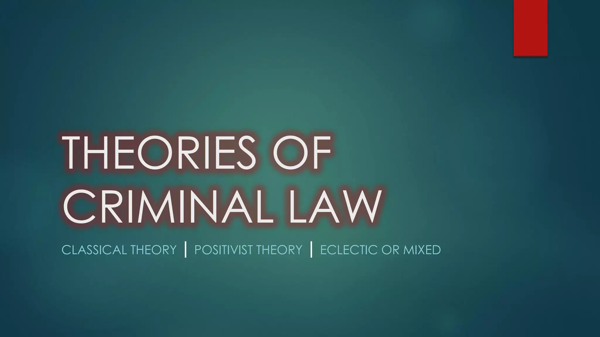 INTRODUCTION TO CRIMINAL LAW | PDF