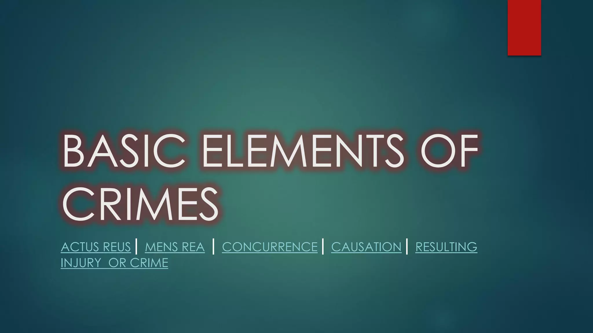 INTRODUCTION TO CRIMINAL LAW | PDF