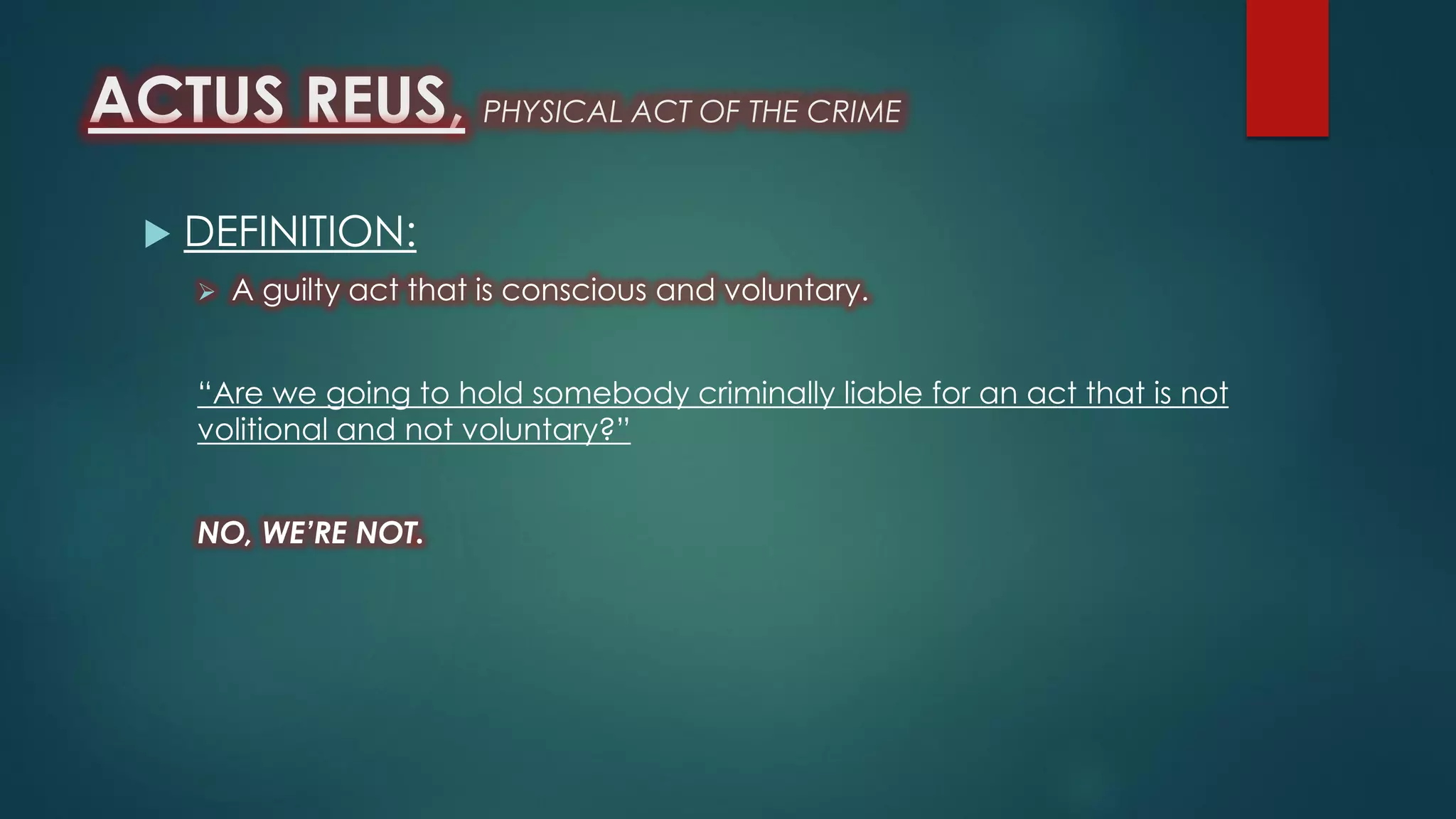 INTRODUCTION TO CRIMINAL LAW | PDF