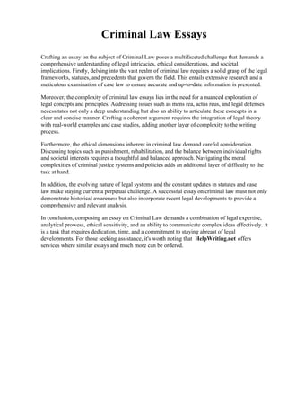 Criminal Law Essays.pdf
