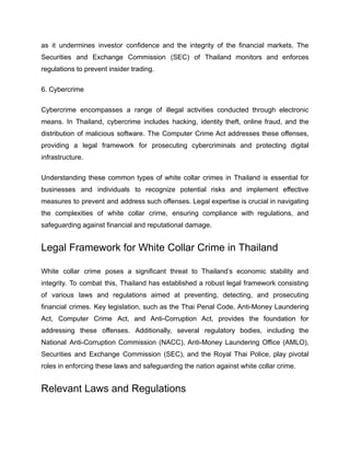 Criminal Law in Thailand_ White Collar Crime.pdf