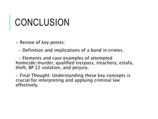 Criminal Law Summary Reviewer for Bar 2024 | PPT