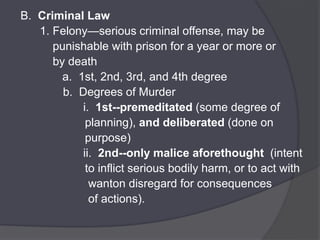 Criminal law notes | PPTX
