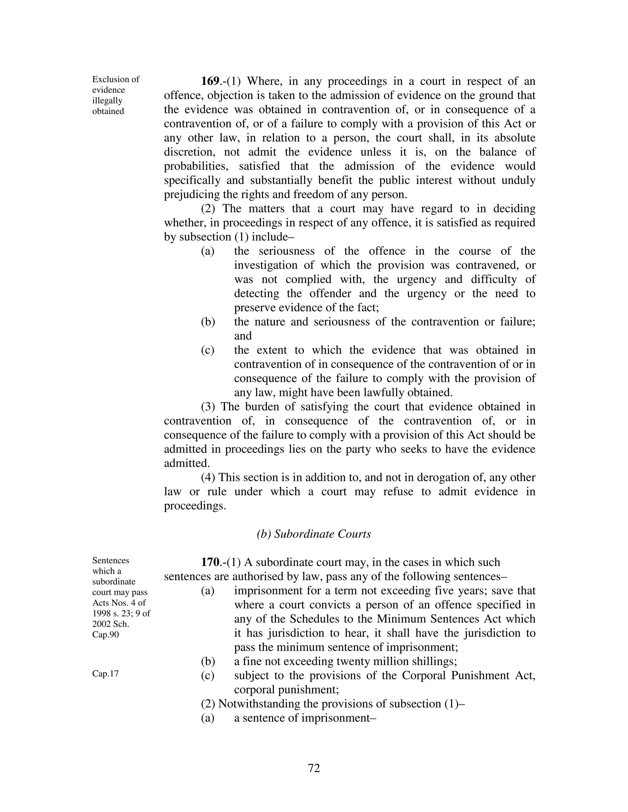 Tanzania Criminal procedure act cap 20 R.E 2002 | PDF