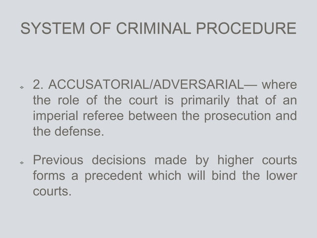 Criminal procedure simplified | PPTX