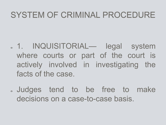 Criminal procedure simplified | PPTX