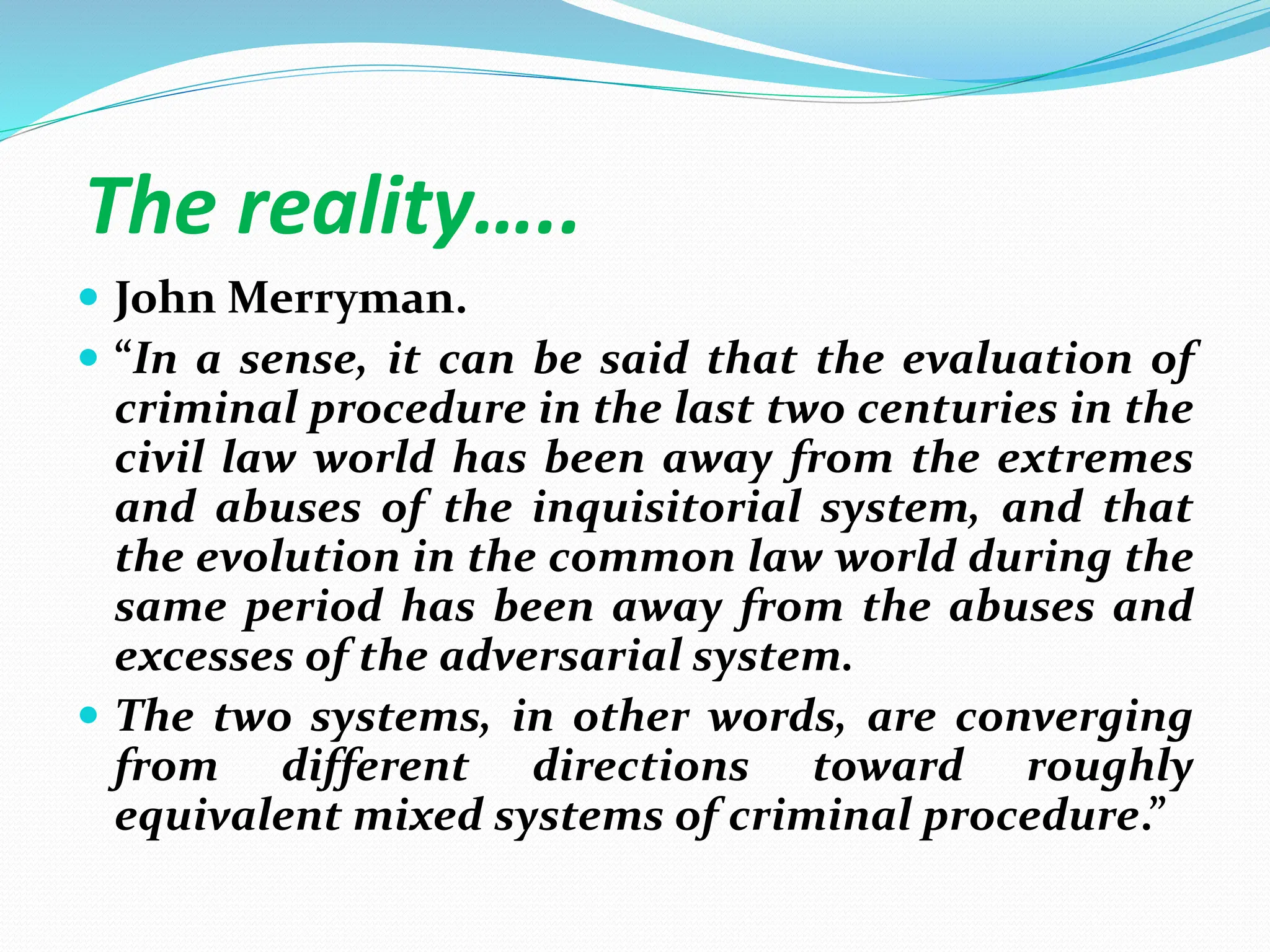 Law of criminal procedure Lecture Notes ppt | PPTX