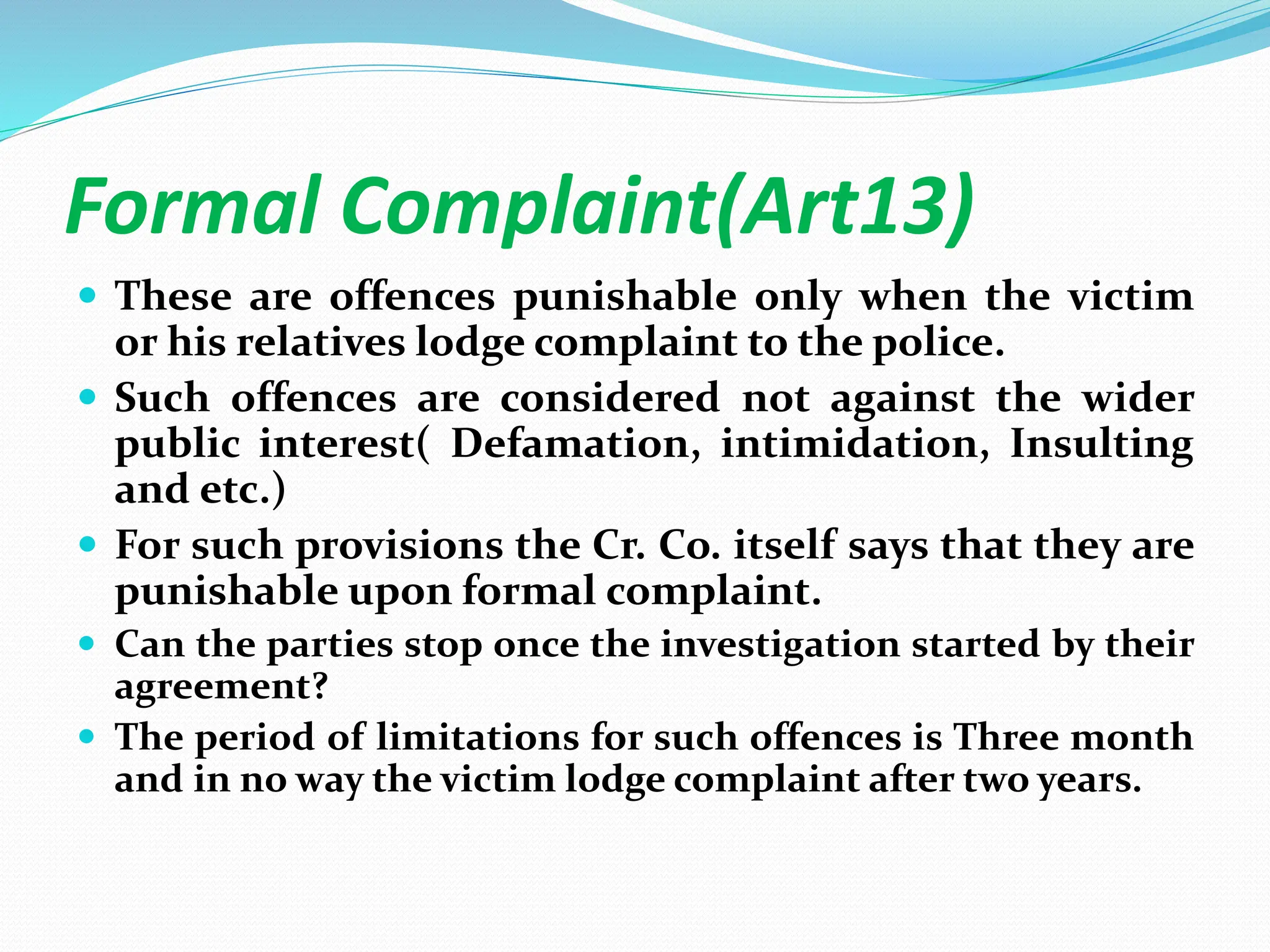 Law of criminal procedure Lecture Notes ppt | PPTX