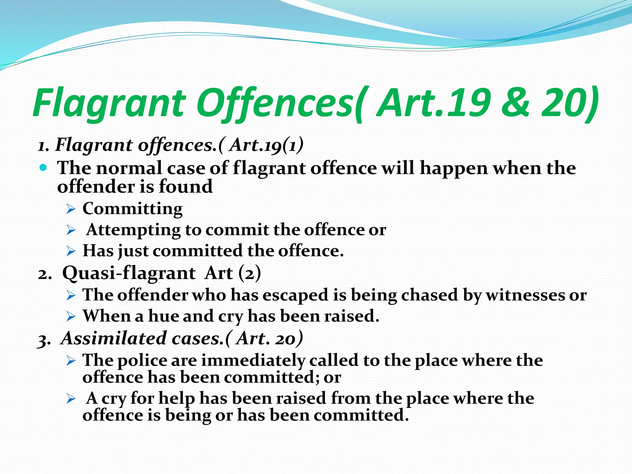 Law of criminal procedure Lecture Notes ppt | PPTX