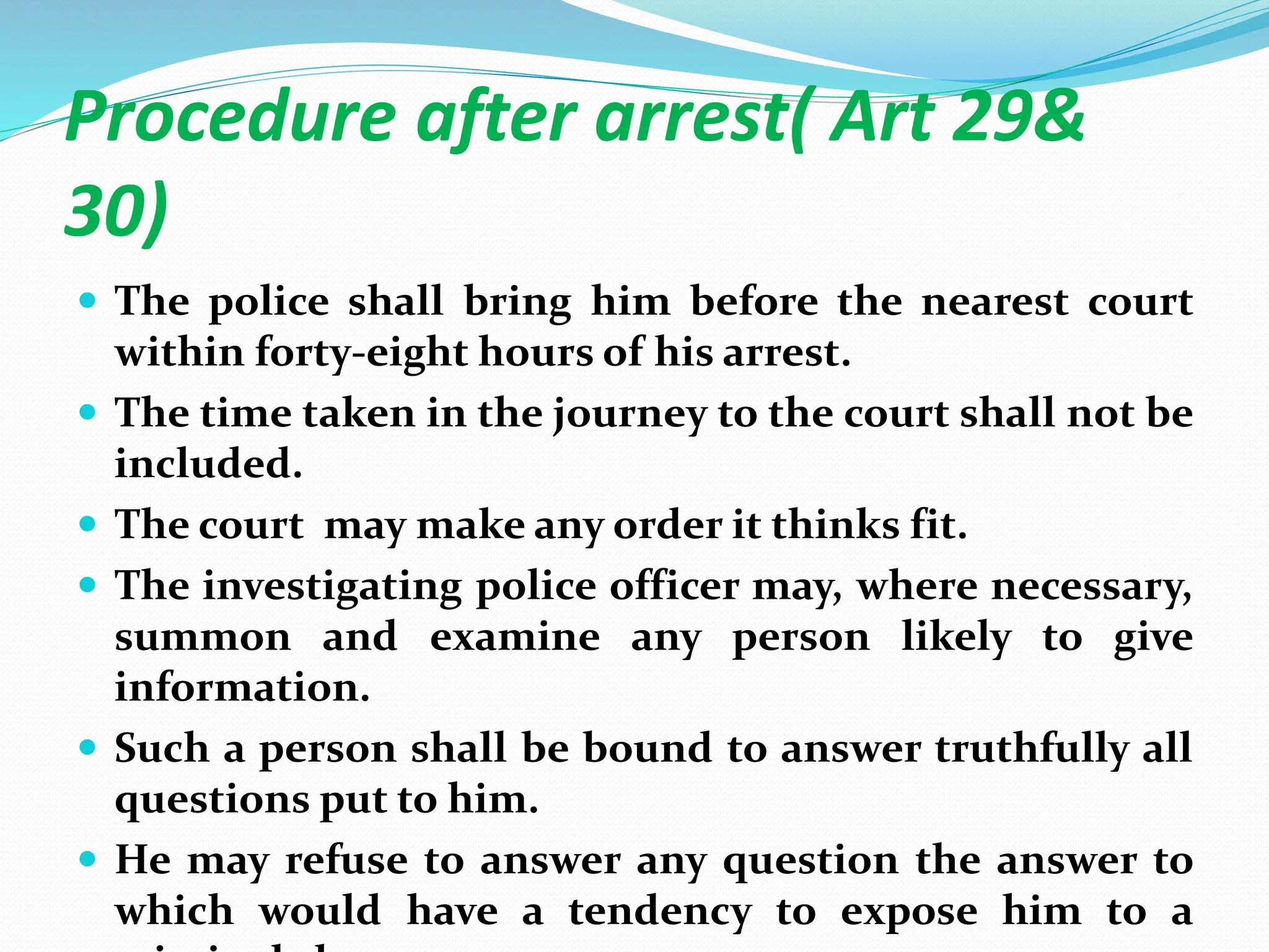 Law of criminal procedure Lecture Notes ppt | PPTX