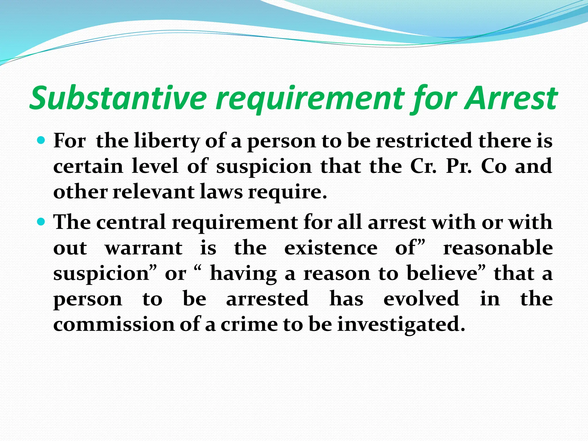 Law of criminal procedure Lecture Notes ppt | PPTX