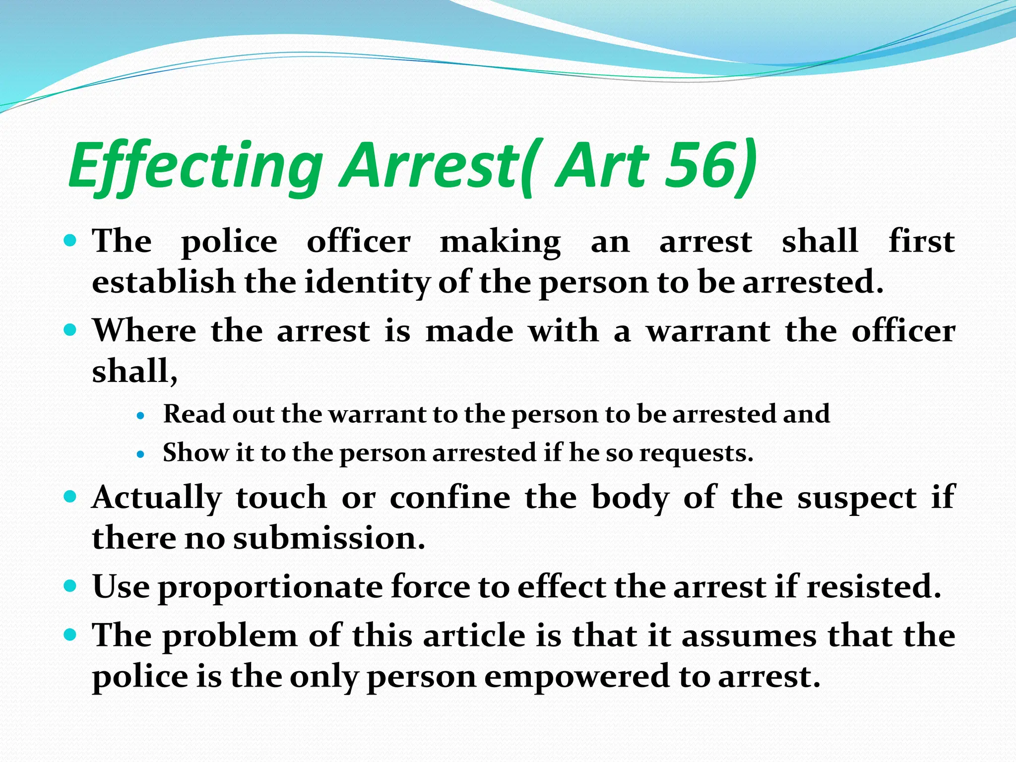 Law of criminal procedure Lecture Notes ppt | PPTX