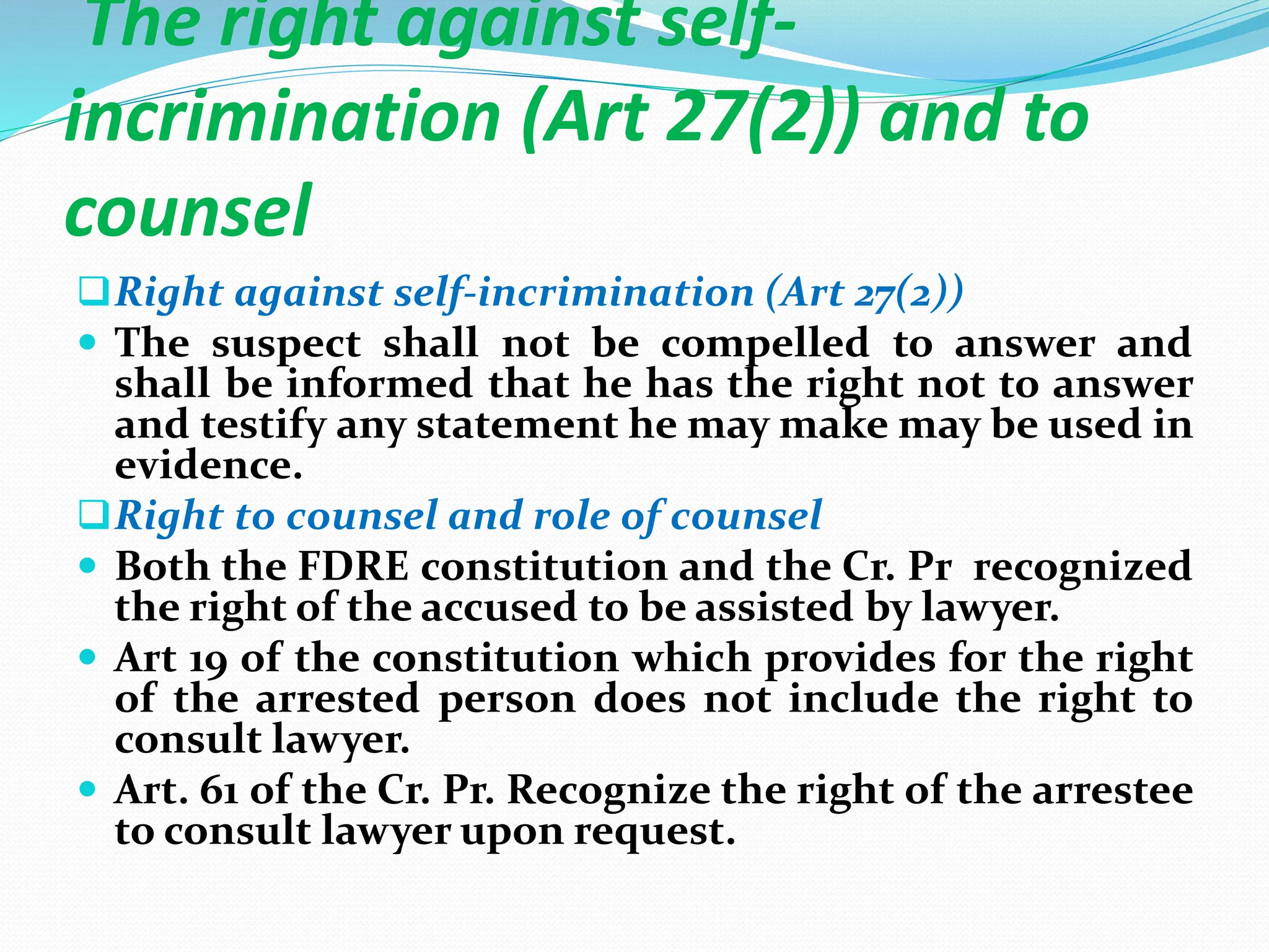 Law of criminal procedure Lecture Notes ppt | PPTX