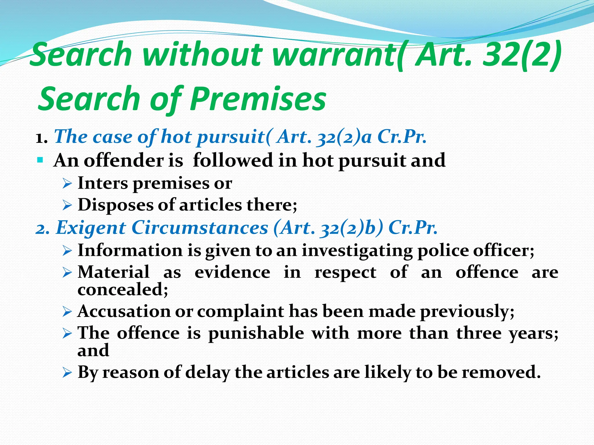 Law of criminal procedure Lecture Notes ppt | PPTX