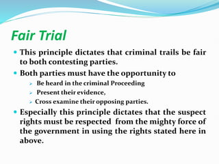 Law of criminal procedure Lecture Notes ppt | PPTX