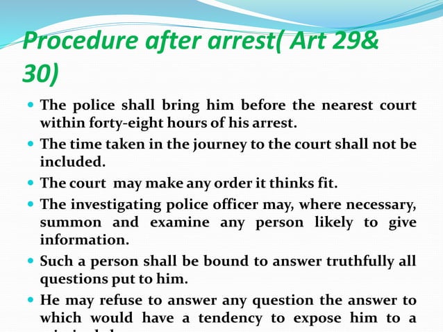 Law of criminal procedure Lecture Notes ppt | PPTX | Legal Services ...