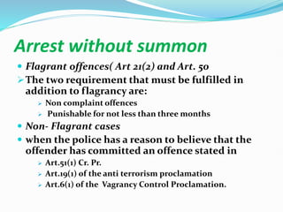 Law of criminal procedure Lecture Notes ppt | PPTX