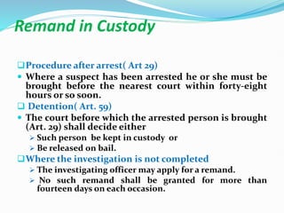 Law of criminal procedure Lecture Notes ppt | PPTX