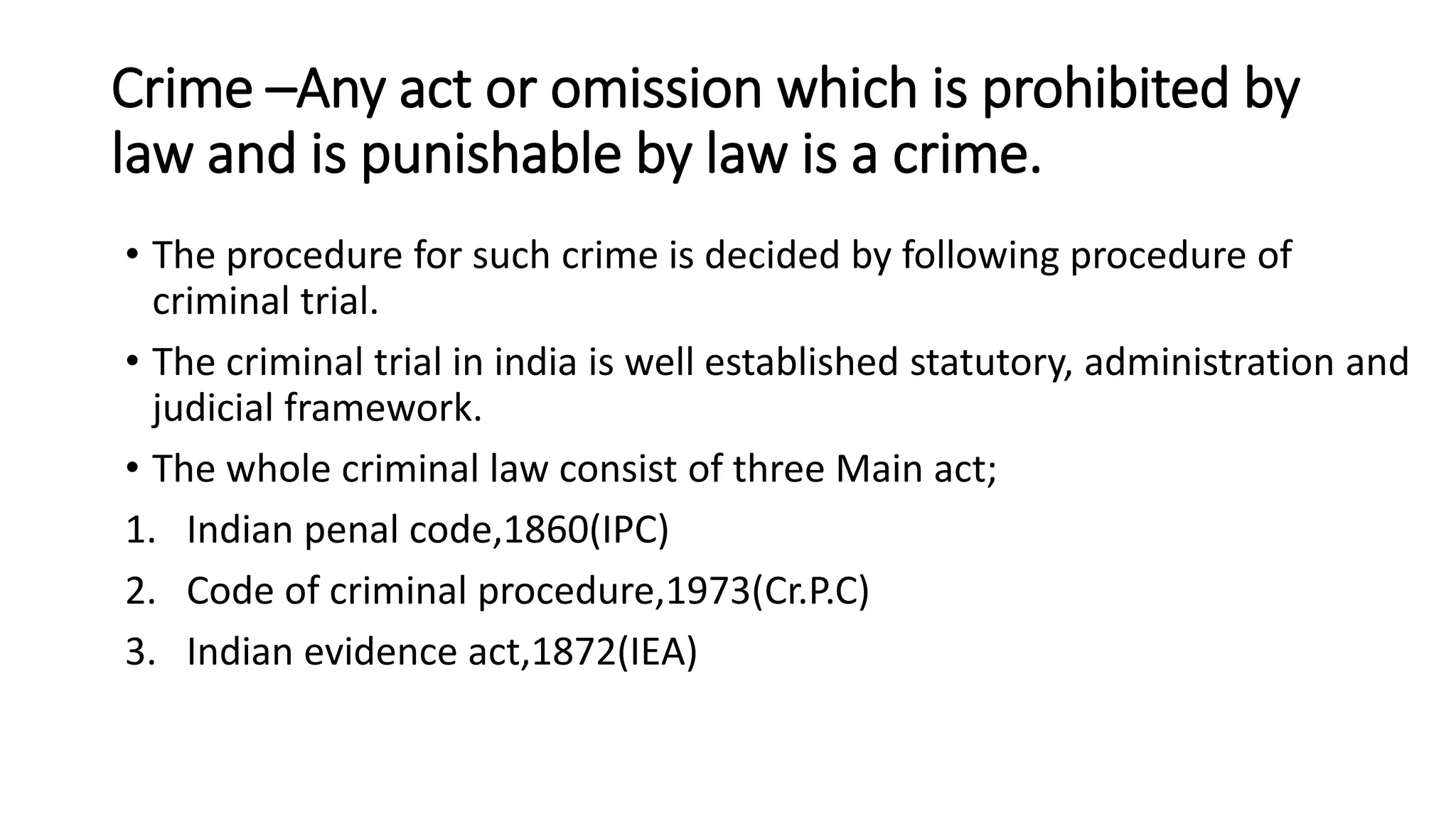 criminal proceedings in india | PPTX