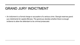 Georgia Criminal Process | PPTX