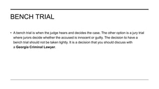 Georgia Criminal Process | PPTX