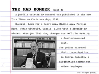Criminal profiling | PDF