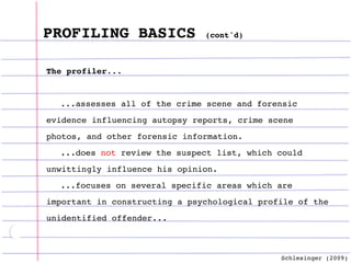 Criminal profiling | PDF