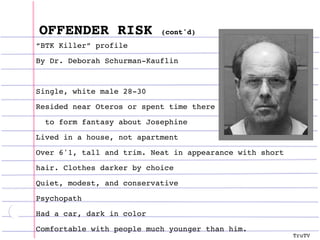 Criminal profiling | PPT