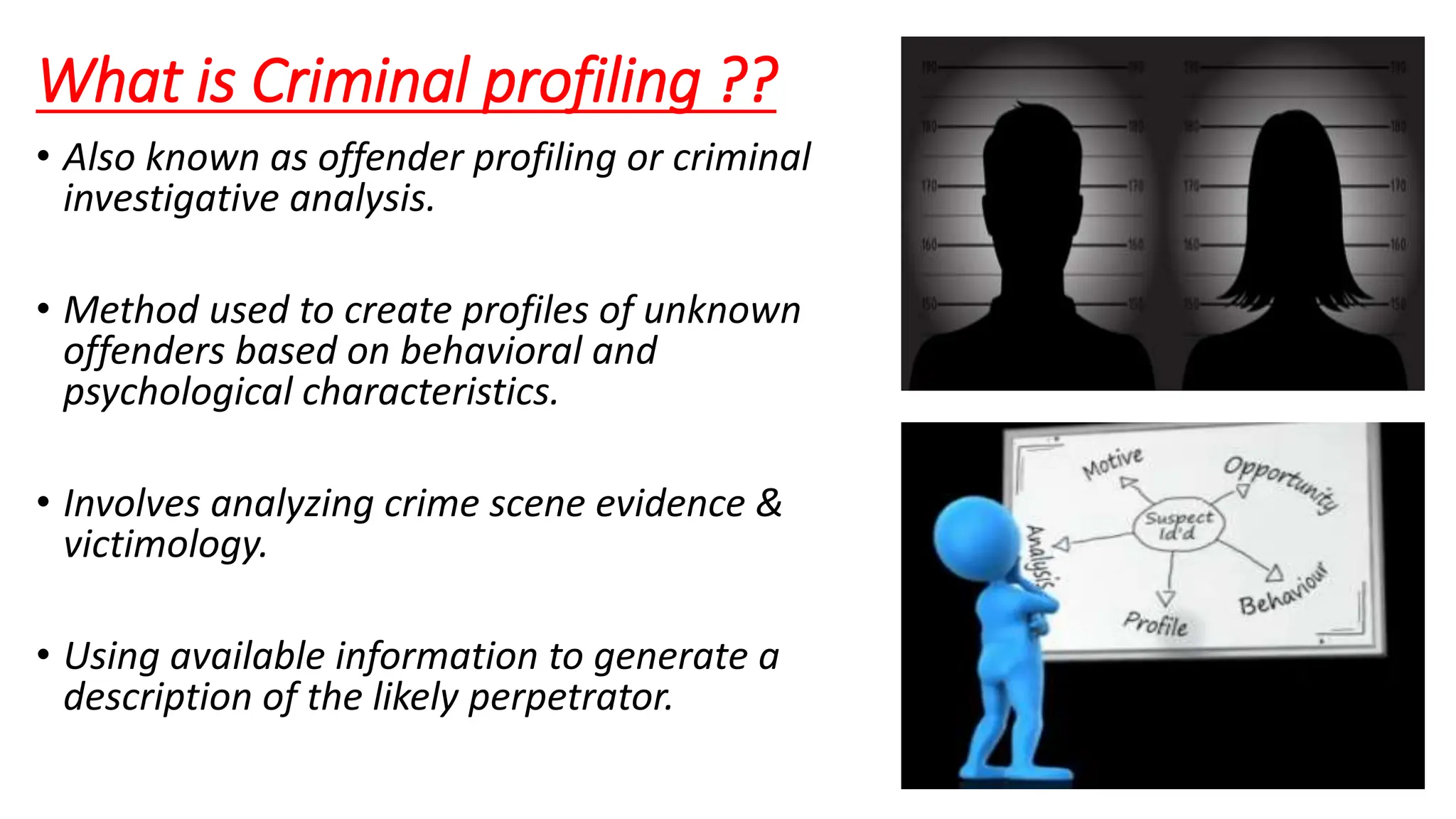 Criminal Psychology & Profiling LLB 1st SEM Cirriculum | PPTX