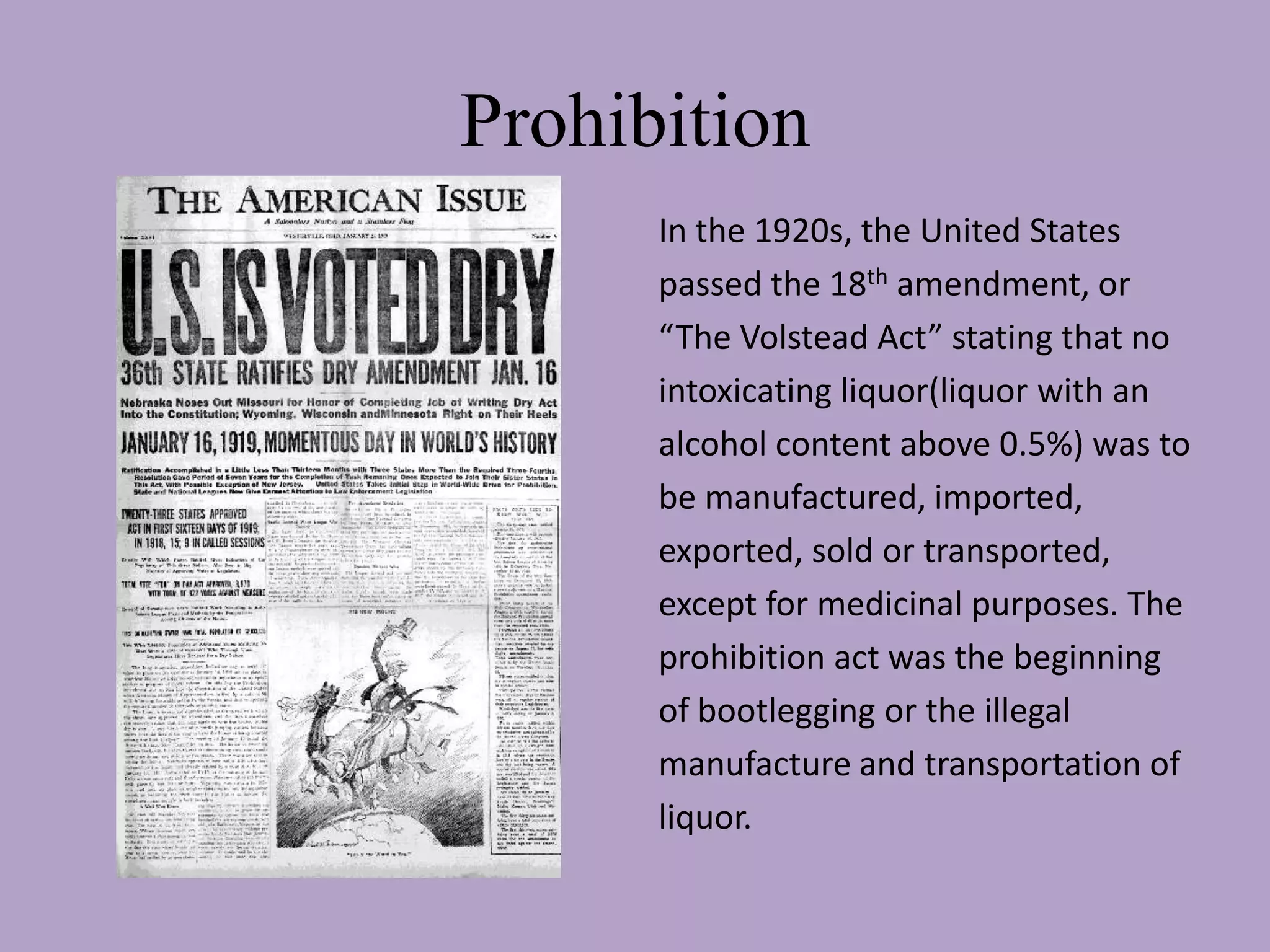 Crime in the 1920s-30s | PPTX