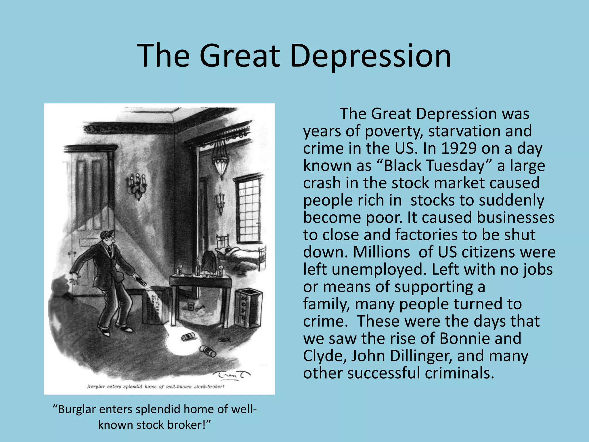 Crime in the 1920s-30s | PPTX