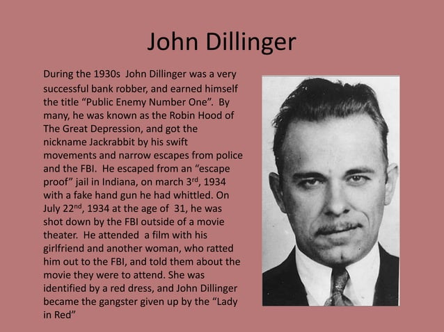 Crime in the 1920s-30s | PPTX