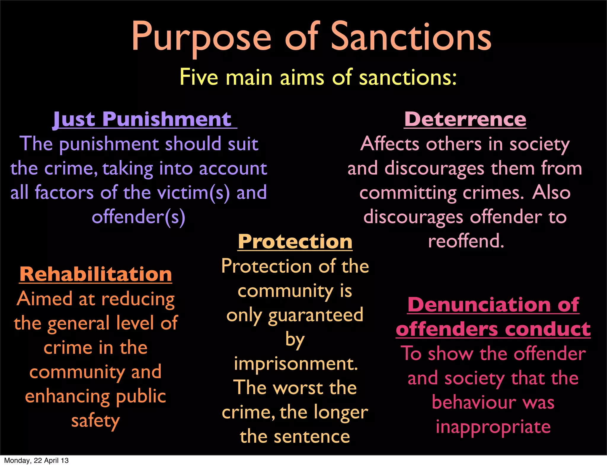 Criminal sanctions | PDF
