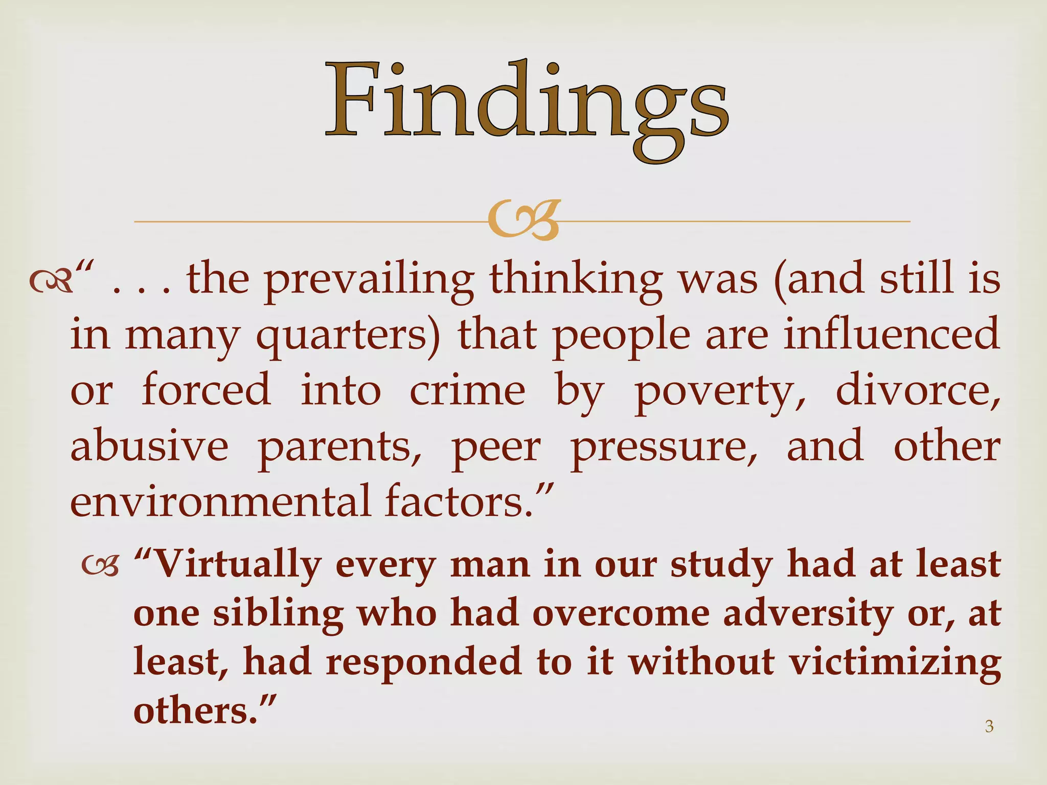 Criminal Thinking | PPTX