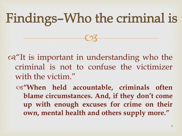 Criminal Thinking | PPTX | Crime & Harmful Acts to Individuals, Society & Human Right Violations ...