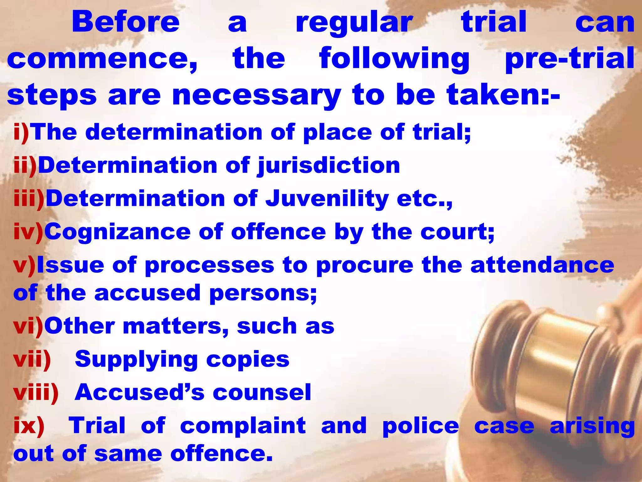 Criminal trial | PPTX