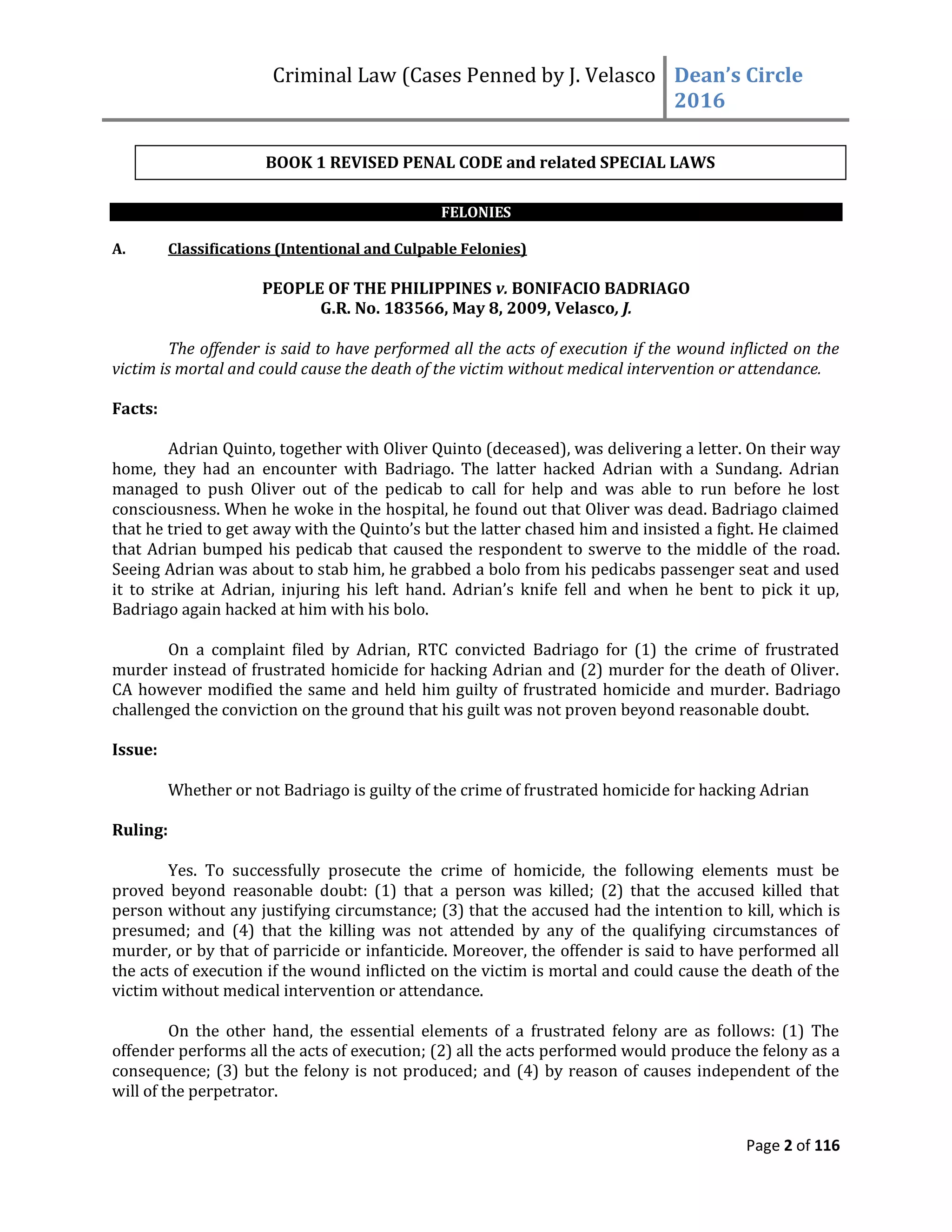 Criminal velasco cases copy | PDF