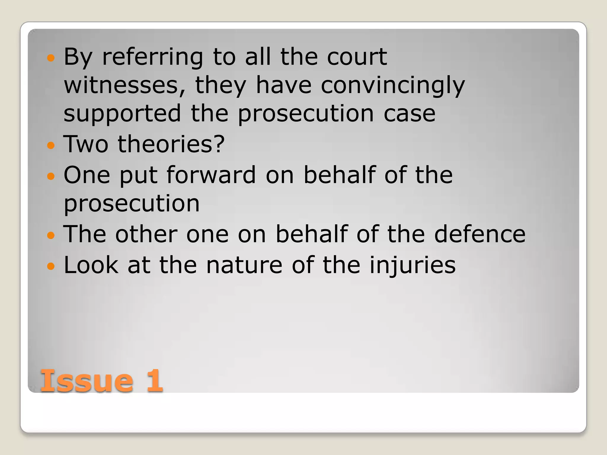 Criminal voluntarily causing grievous hurt rambaran v state | PPTX