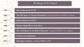 Abolition of Death penalty in India - the way ahead? | PPTX
