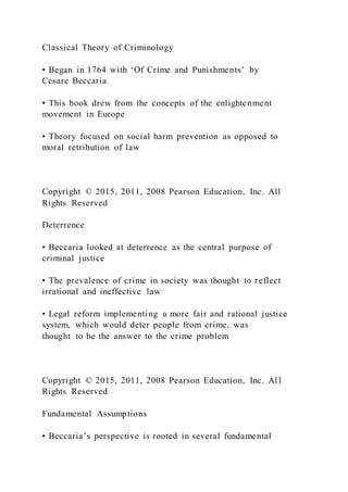 Criminological Theory A Brief IntroductionFourth Edition | DOCX