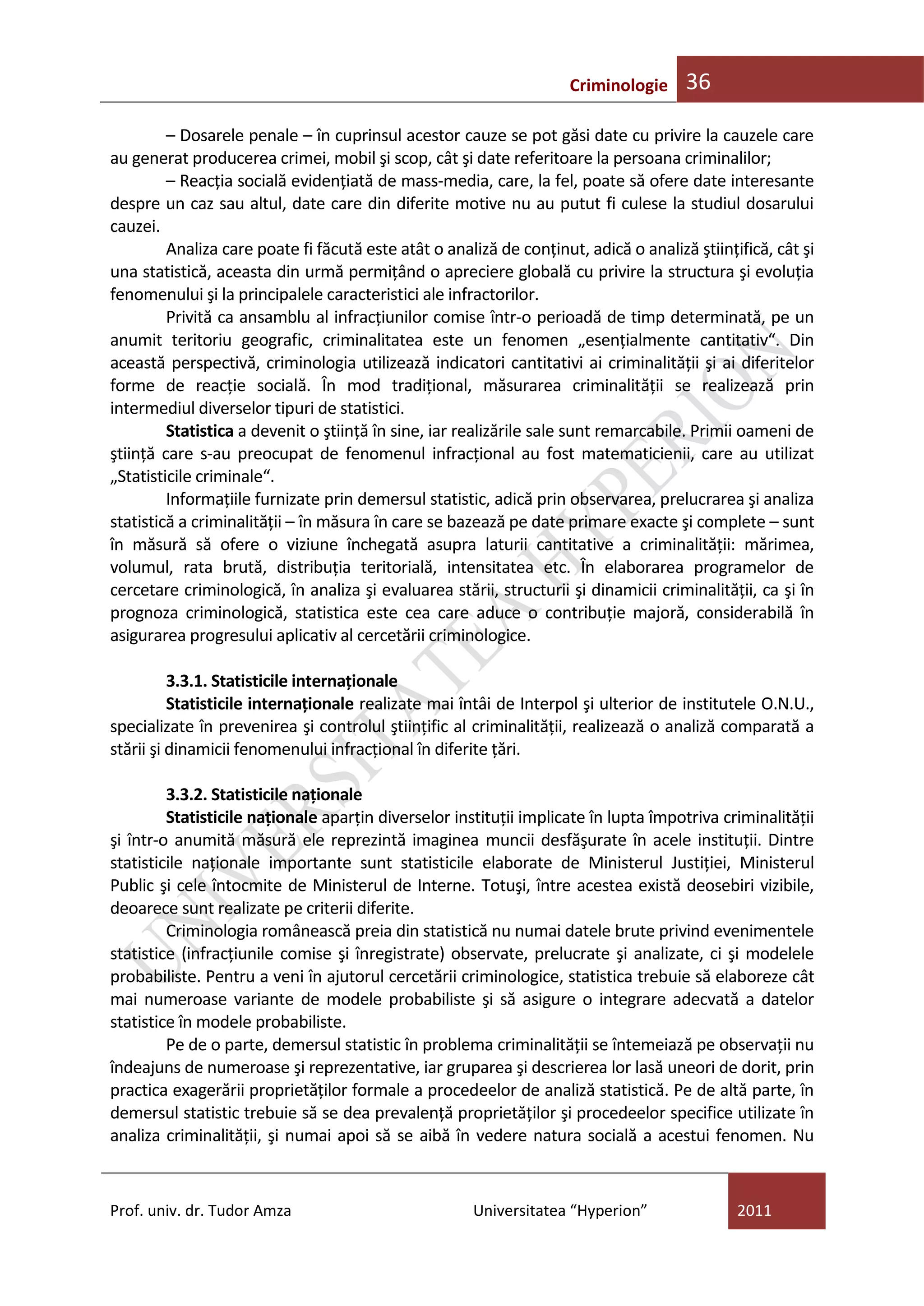 Criminologie an ii, sem 1 | PDF