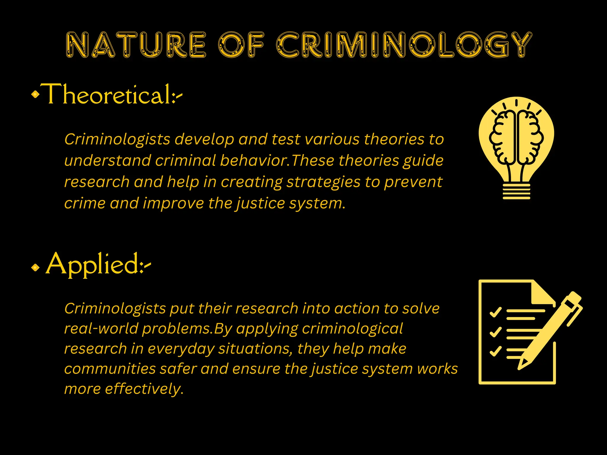A presentation on NATURE AND SCOPE OF CRIMINOLOGY | PDF