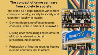 Sociological aspects of crime ankush forensic science | PPTX